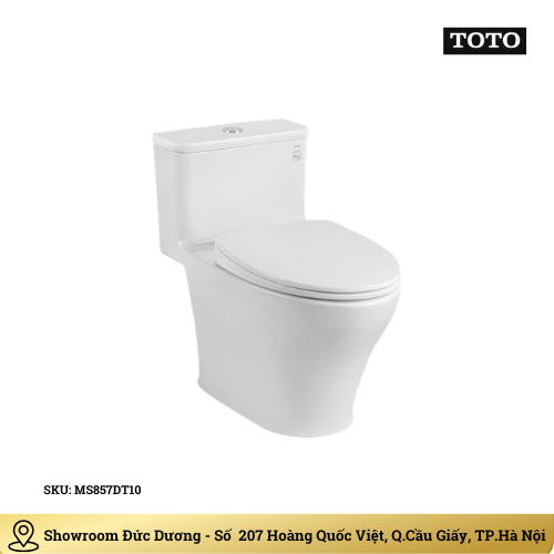 Bàn cầu 1 khối TOTO MS857DT10 - Thiết bị vệ sinh Toto